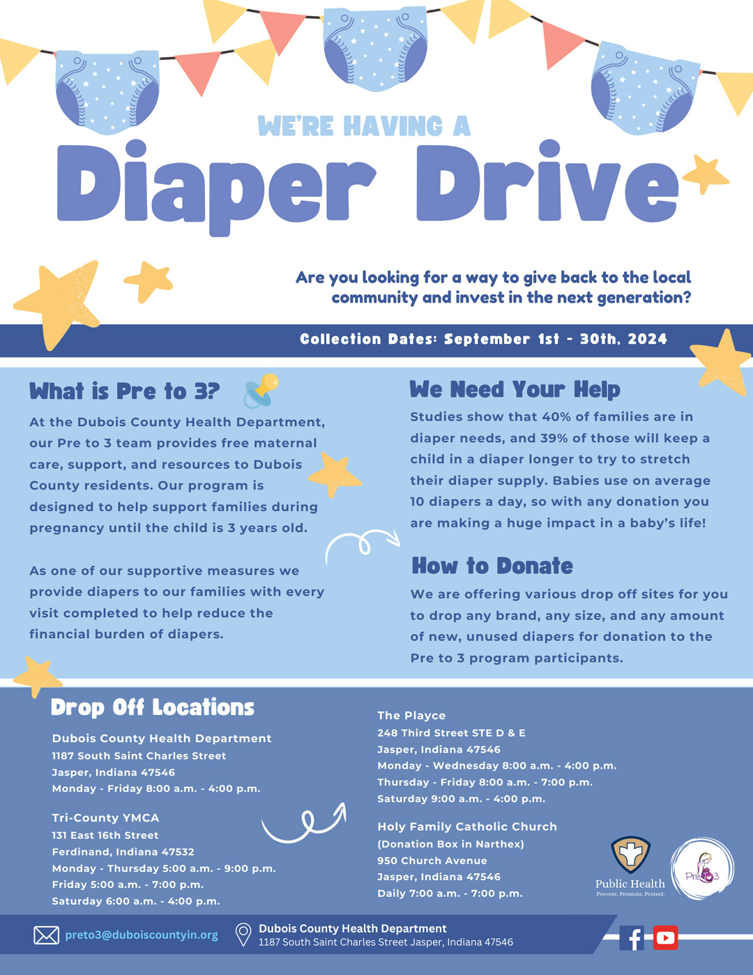 Dubois County Health Department diaper drive - Dubois County Free Press ...