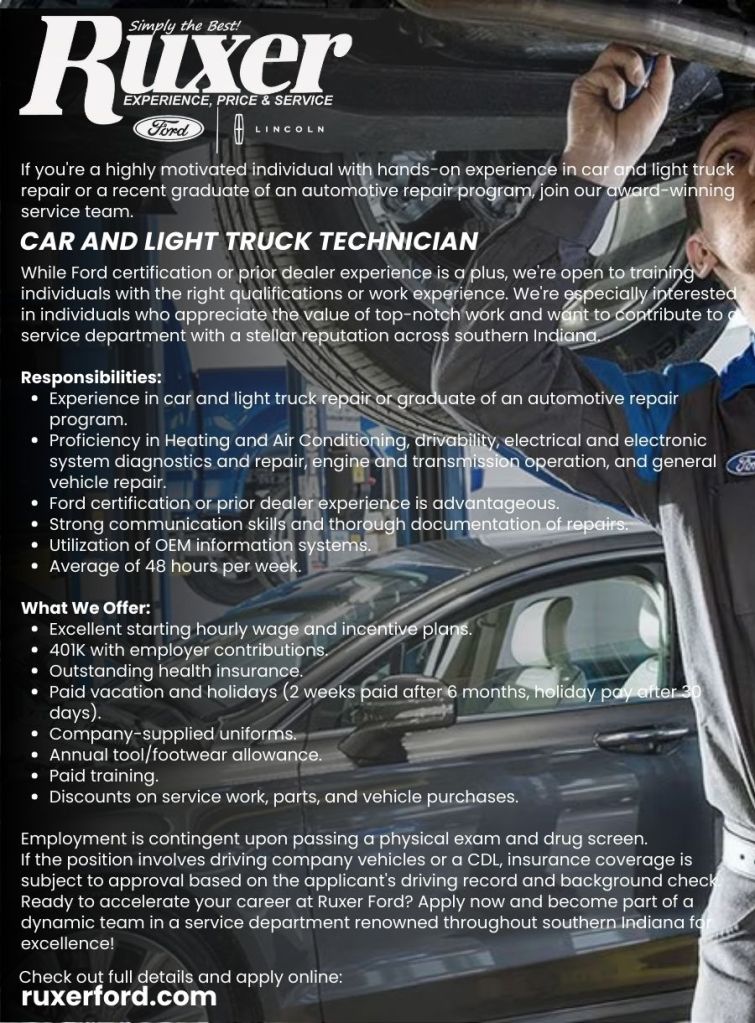 Jobs - Dubois County Free Press, Inc