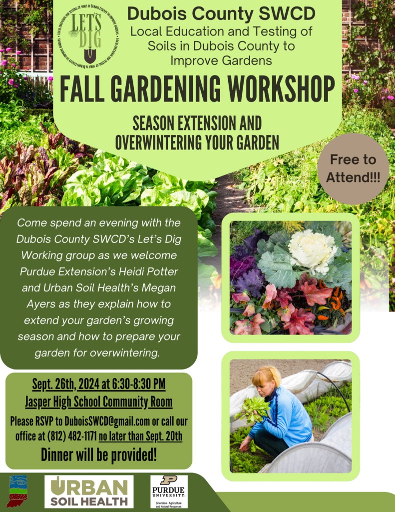 Let's Dig fall gardening workshop Sept. 26 - Dubois County Free Press, Inc.