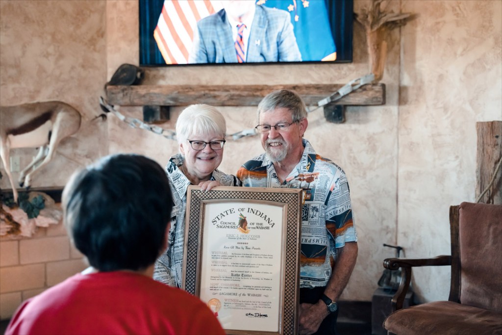 Kathy Tretter awarded Sagamore of the Wabash - Dubois County Free Press ...