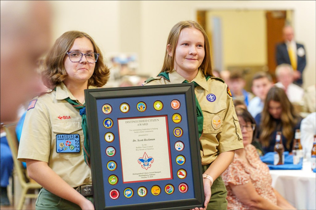 Dr. Scott Beckman receives Distinguished Citizen Award - Dubois County ...