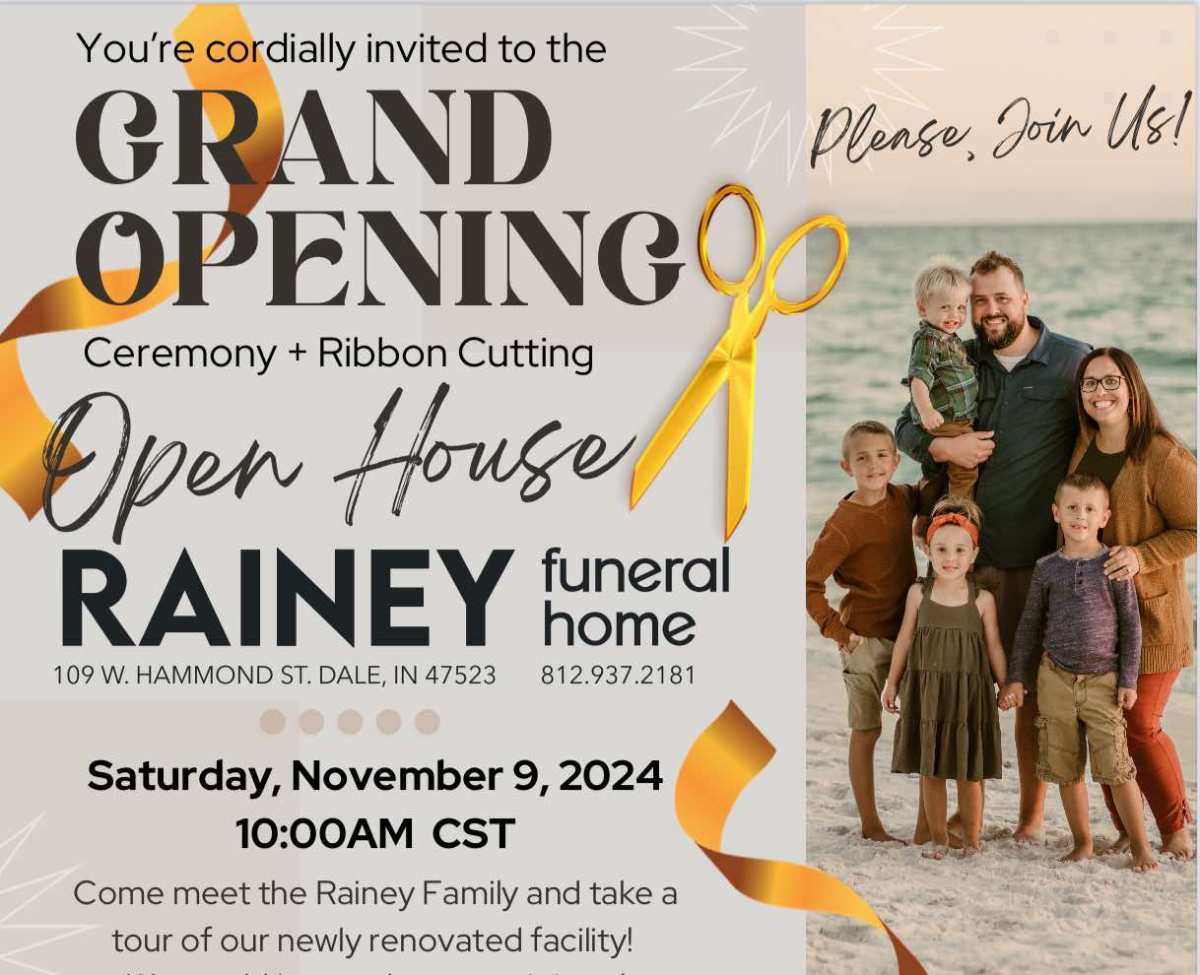 Faith guiding Rainey Funeral Home's mission - Dubois County Free Press ...