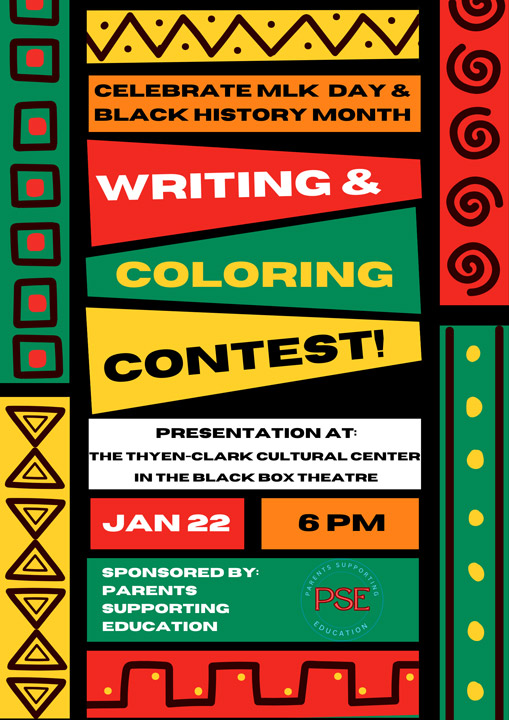 Writing & Coloring Contest – celebrating MLK Day & Black History Month ...