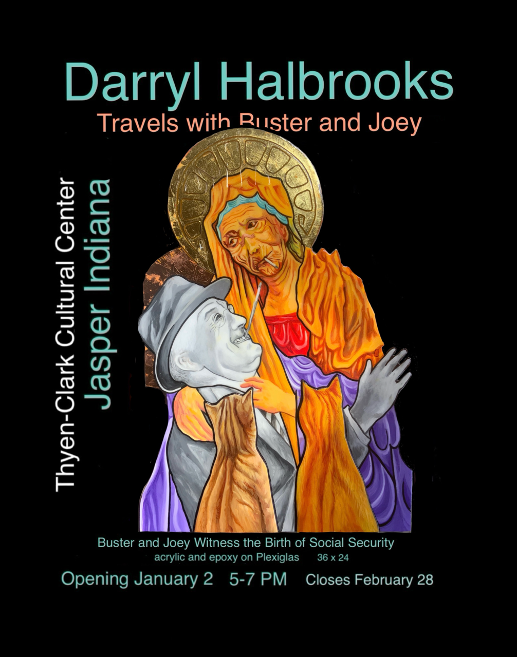 Darryl Halbrooks exhibit at Thyen-Clark Cultural Center, opens this ...