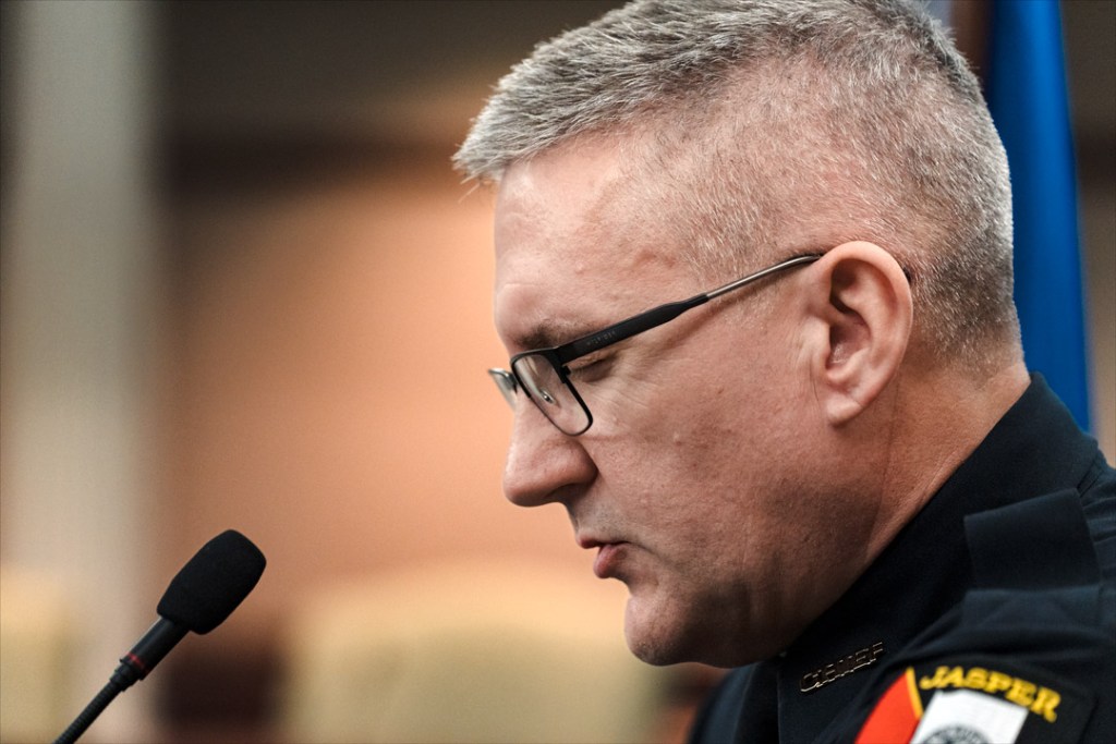 New Jasper Chief of Police sworn in - Dubois County Free Press, Inc.