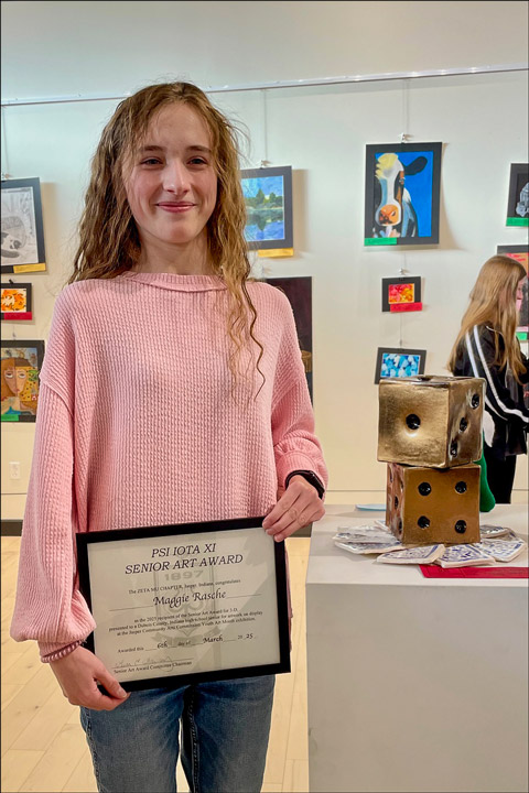 Psi Iota Xi Presents two $500 Senior Art Awards - Dubois County Free ...
