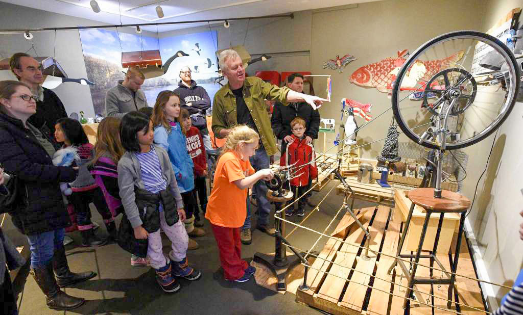 'Springs, Sprockets & Pulleys' an interactive art exhibit at the Thyen ...