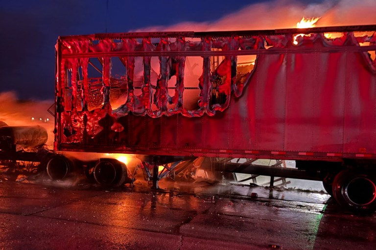 Truck/trailer fire shuts down U.S. 231 for several hours - Dubois ...