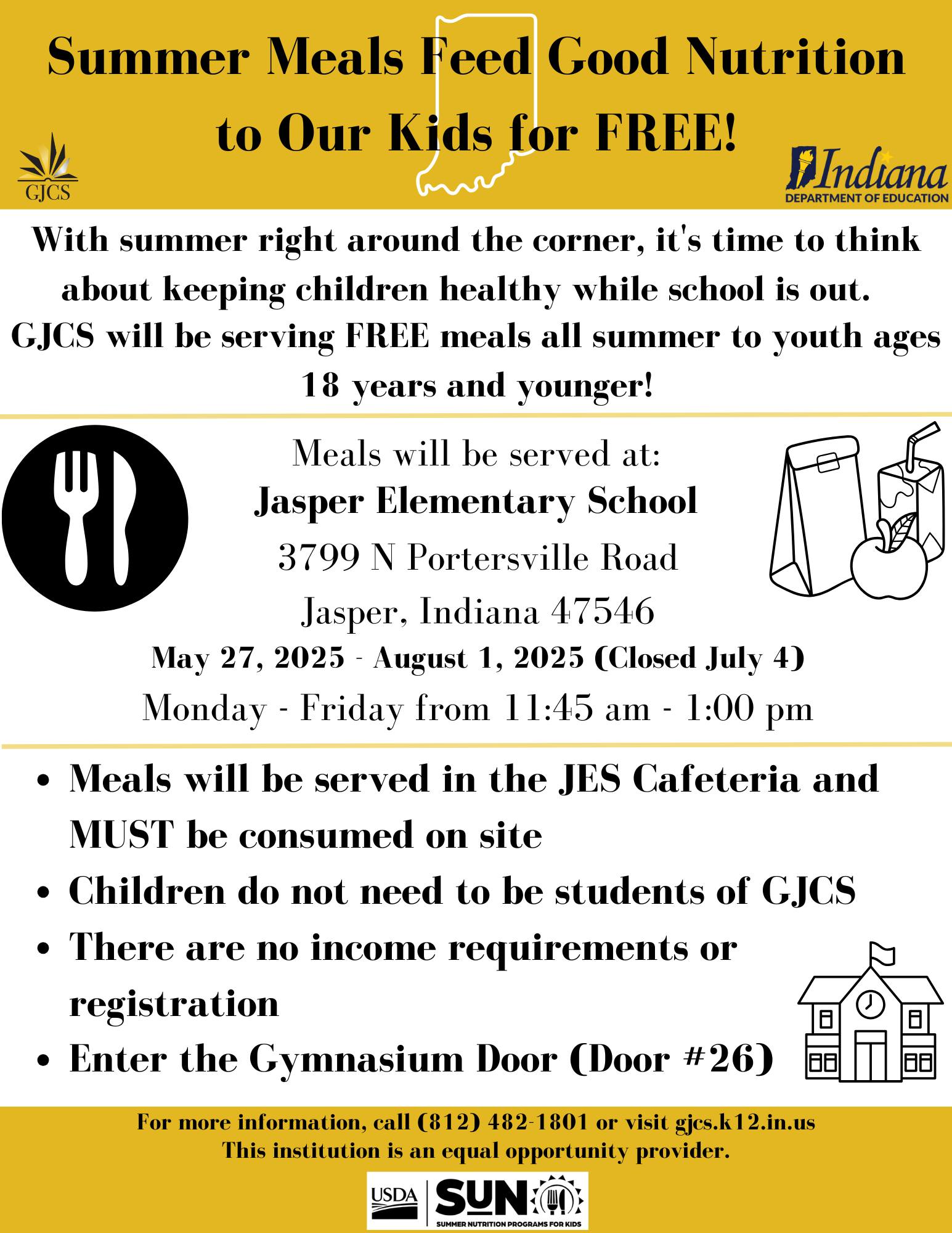 Summer meal program offered for students - Dubois County Free Press, Inc.