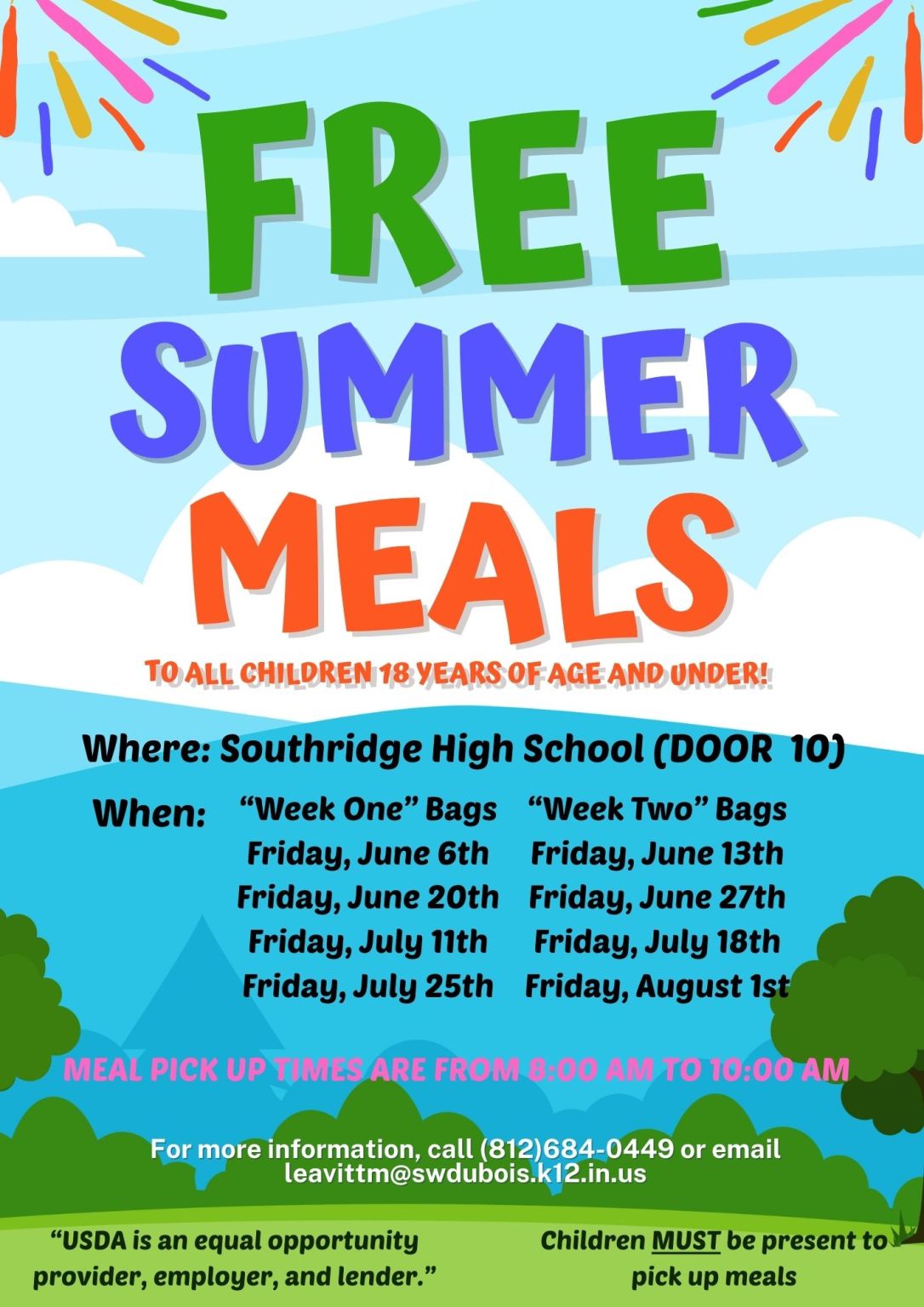 Summer meal program offered for students - Dubois County Free Press, Inc.