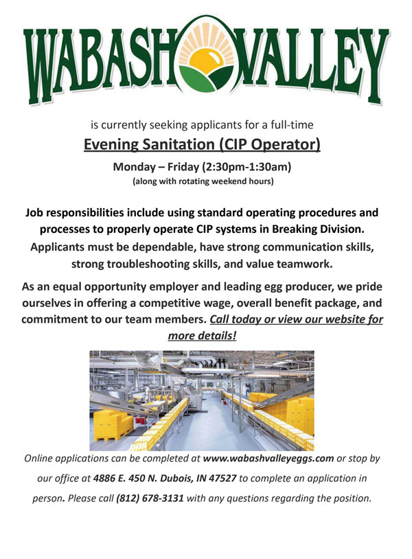 Jobs - Dubois County Free Press, Inc