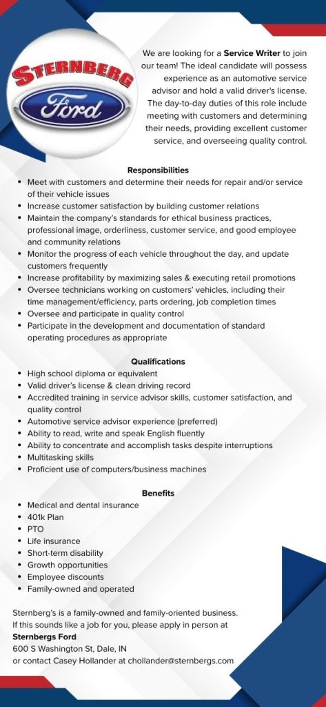 Jobs - Dubois County Free Press, Inc